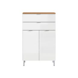Tchibo - Kommode &raquo;Mauresa&laquo; - 60x34x97cm - braun -
