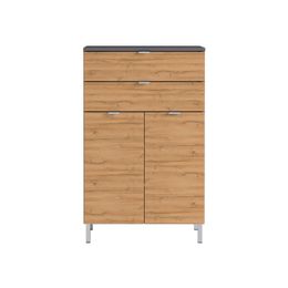 Tchibo - Kommode &raquo;Mauresa&laquo; - 60x34x97cm - braun -