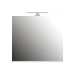 Tchibo - Spiegel &raquo;Pescara&laquo; inkl. Beleuchtung - 76x15x75cm - wei&szlig; -
