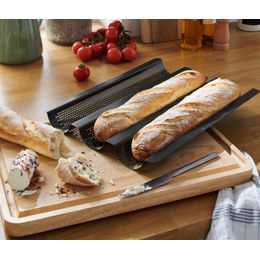 Tchibo - Baguette-Backblech - grau