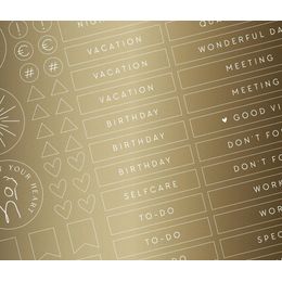 Tchibo - Sticker-Set &raquo;Wish&laquo; - wei&szlig;