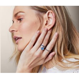 Tchibo - 3er-Ring-Set - Damen - Gr. 20 - silber