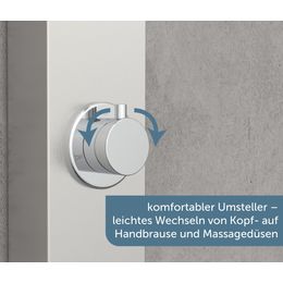 Tchibo - Sch&uuml;tte Edelstahl-Duschpaneel &raquo;Sansibar&laquo; - silber