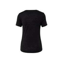 Tchibo - T-Shirt mit Merinowolle - Damen - Gr. M - schwarz