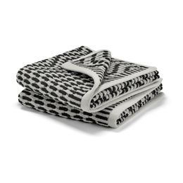 Tchibo - 2 Jacquard-Handtücher - schwarz