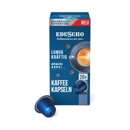 EDUSCHO Lungo Kr&auml;ftig - 20 Kapseln - Intensit&auml;t: 4/5