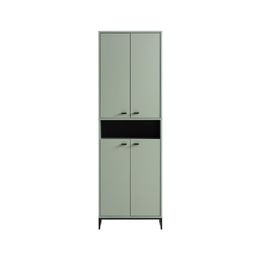 Tchibo - Flurschrank »Janne« - 60x33x185,5cm - schwarz - Holz / Metall