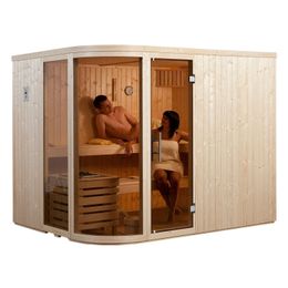 Weka-Design-Sauna &raquo;Holm&laquo; mit 9 - naturfarben