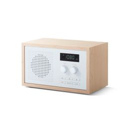 Tchibo - Design-FM-Radio im formsch&ouml;nen Holzgeh&auml;use - wei&szlig;