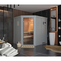 Karibu Sauna &raquo;Sini&laquo; - grau