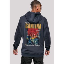 Kapuzenpullover F4NT4STIC "Star Wars Cantina Band", Herren, Gr. S, navy, Obermaterial: 65% Baumwolle, 35% Polyester, slim fit, Pullover, Premium Qualität