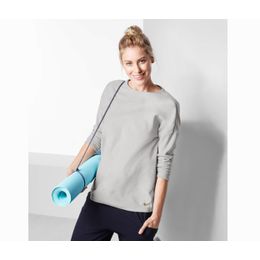 Tchibo - Microfleecepullover - Damen - Gr. XL - grau