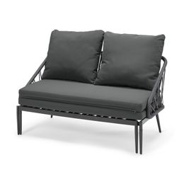 Tchibo - Ausziehbares Lounge-Sofa - 124x74,5x92cm - schwarz - Stahl / Polyester / Polyurethan