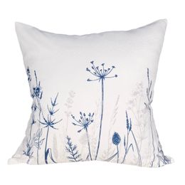 Dekokissen my home "Nérac", blau, B:45cm L:45cm, Polyester, Dekokissen_Sitzkissen_Kissenhüllen