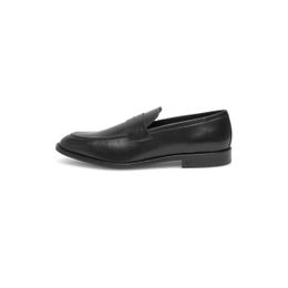 Loafer Henry Stevens "Wallace PL", Damen, Gr. 45, schwarz, Kalbsleder, Schuhe Loafer