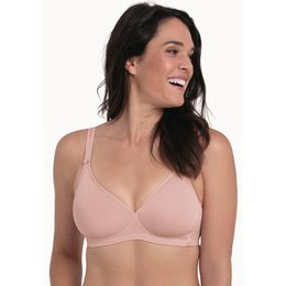 Soft-BH Rosa Faia "Selma Pure", Damen, Gr. 70, Cup F, rosewood, Spacer, Obermaterial: 59% Polyester, 27% Polyamid, 14% Elasthan, unifarben, BHs Soft-BH, Spacer-Schale, ohne B&uuml;gel, atmungsaktiv, schlicht, triangelf&ouml;rmig