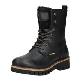 Schn&uuml;rstiefelette Camel Active "Camel Active Stiefelette Leder", Damen, Gr. 37, schwarz, Leder, Schuhe Schn&uuml;rstiefelette