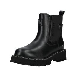 Mustang Shoes Damen Stiefelette "Mustang Shoes Stiefelette Lederimitat/Textil", Gr. 38schwarz, Lederimitat, Textil, Schuhe
