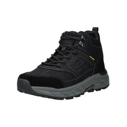 Schn&uuml;rstiefelette Camel Active "Camel Active Stiefelette Leder/Textil", Damen, Gr. 41, schwarz, Leder, Textil, Schuhe Schn&uuml;rstiefelette