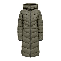Steppmantel Only "ONLJULIET LIFE QUILT COAT OTW", Damen, Gr. L, grün (kalamata), Web, Obermaterial: 100% Polyester, unifarben, Mäntel