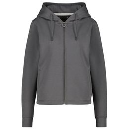 alife and kickin Kapuzensweatjacke ALIFE & KICKIN "Damen FredaAK A", Damen, Gr. L, iron gate, 60% Baumwolle 40% Polyester, Sweatjacken