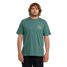 T-Shirt Billabong "Quiver Premium", Herren, Gr. M, grün (sage grün), 100% Baumwolle, Shirts