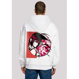 Kapuzenpullover F4NT4STIC "Manga Girl Japan", Herren, Gr. L, wei&szlig;, Obermaterial: 100% Baumwolle, oversize, Pullover Kapuzenpullover, Print
