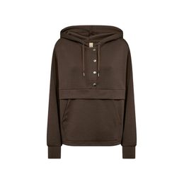 Strickpullover soyaconcept "Soya Concept Sweater SC-BANU", Damen, Gr. L, 8694 hot fudge, Obermaterial: 48% Modal, 48% Polyester, 4% Elasthan, Pullover