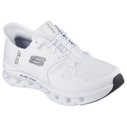 Slip-On Sneaker Skechers "GLIDE-STEP PRO", Damen, Gr. 37, wei&szlig; (wht), Textil, Schuhe, Slipper, Freizeitschuh mit komfortabler Heel Pillow Funktion, Topseller