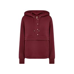 Strickpullover soyaconcept "Soya Concept Sweater SC-BANU", Damen, Gr. L, 4850 dunkelrot, Obermaterial: 48% Modal, 48% Polyester, 4% Elasthan, Pullover