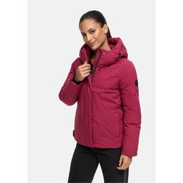 Winterjacke MARIKOO "Yeminaa", Damen, Gr. M, berry wine, Obermaterial: 100% Polyester; Futter: 100% Polyester; Wattierung: 100% Polyester; Ärmelfutter: 100% Polyester, Jacken, Belüftungsöffnungen am Jackensaum