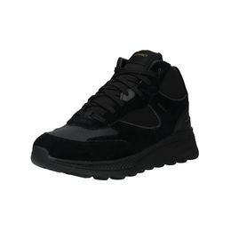 Sneaker Geox "Geox Sneaker Leder/Textil", Herren, Gr. 40, schwarz, Leder, Textil, Schuhe