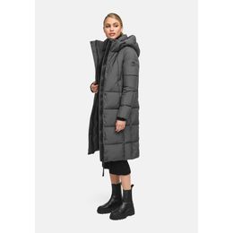 Winterjacke Marikoo "Chumanii", Damen, Gr. 5XL, anthrazit, Obermaterial: 100% Polyester; Futter: 100% Polyester; Wattierung: 100% Polyester; Ärmelfutter: 100% Polyester, Jacken, Belüftungsschlitz mit Druckknopfverschluss