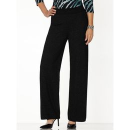 Schlupfhose Lady, Damen, Gr. 19, Kurzgr&ouml;&szlig;en, schwarz, 50% Viskose, 20% Polyester, 20% Polyamid, 10% metallisierte Fasern, unifarben, Hosen Schlupfhose