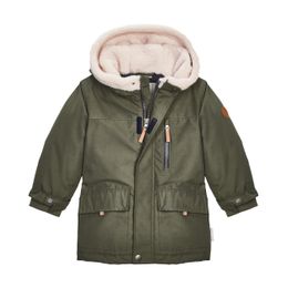 Parka "FIOW 57 MNS PRK", Jungen, Gr. 86/92, gr&uuml;n, Obermaterial: 88% Polyester, 12% Baumwolle;Futter: 100% Polyester;F&uuml;llung: 100% Polyester, FIRST INSTINCT BY Killtec, Jacken Parka, Wind- und wasserdichter Parka mit Teddyfleece und verschwei&szlig;ten N&auml;hten