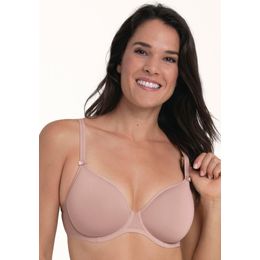B&uuml;gel-BH Rosa Faia "Selma Pure", Damen, Gr. 80, Cup F, rosewood, Spacer, Obermaterial: 65% Polyester, 23% Polyamid, 12% Elasthan, unifarben, BHs B&uuml;gel-BH, Spacer Schale, mit B&uuml;gel, schlicht, weich, verstellbare Tr&auml;ger