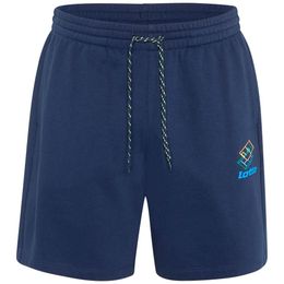 Sweatshorts Lotto, Herren, Gr. L (52/54), Normalgrößen, peacoat, 80% Baumwolle, 20% Polyester, Hosen