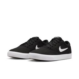 Sneaker Nike Sportswear "CHARGE CNVS", Gr. 44, schwarz, weiß, schwarz, gum light braun, Textil, Schuhe