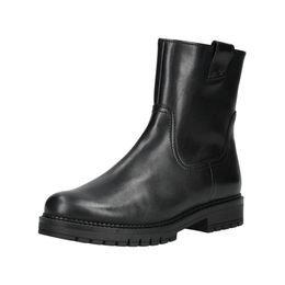 Stiefelette Gabor COMFORT "Gabor Comfort Stiefelette Leder", Damen, Gr. 38, schwarz, Leder, Schuhe Stiefelette