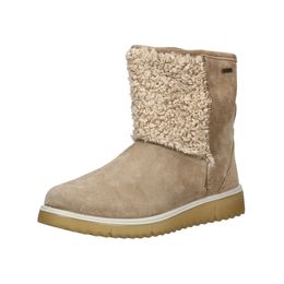 Snowboots Legero "Legero Stiefel Nubukleder", Damen, Gr. 37,5, beige, Nubukleder, Schuhe Snowboots