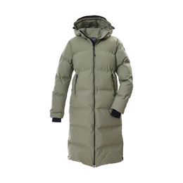 Steppmantel Killtec "KOW 260 WMN QLTD CT", Damen, Gr. 36, grün, Oberstoff: 100% Polyester, Futter: 100% Polyester (recycelt), Füllung: 100% Polyester, Mäntel, Wasserabweisend, winddicht, 2-Wege-Reißverschluss, gefüttert