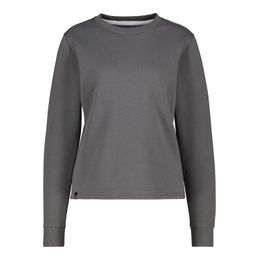 alife and kickin Sweatshirt ALIFE & KICKIN "Damen TeclaAK A", Damen, Gr. L, iron gate, 60% Baumwolle 40% Polyester, Sweatshirts