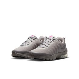 Sneaker Nike Sportswear "AIR MAX INVIGOR PRINT (GS)", Gr. 38, atmosphere grau, gunsmoke, hyper magenta, Synthetik, Textil, Schuhe