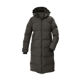 Steppmantel Killtec "KOW 260 WMN QLTD CT", Damen, Gr. 36, stein, Oberstoff: 100% Polyester, Futter: 100% Polyester (recycelt), Füllung: 100% Polyester, Mäntel, Wasserabweisend, winddicht, 2-Wege-Reißverschluss, gefüttert