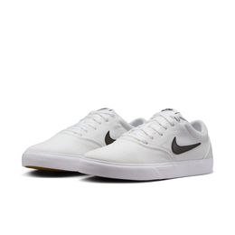 Sneaker Nike Sportswear "CHARGE CNVS", Gr. 42, weiß, schwarz, weiß, gum light braun, Textil, Schuhe
