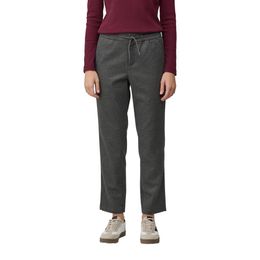 s.Oliver Damen Stoffhosedunkelgrau melange, Gr. 40, meliert, Flanell, Obermaterial: 65% Polyester, 33% Viskose, 2% Elasthan, Hosen, mit elastischem