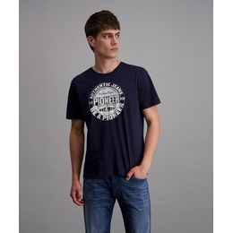 T-Shirt, Herren, Gr. XL, night sky, Jersey, Obermaterial: 100% Baumwolle, Pioneer Authentic Jeans, normal normal, Rundhals, Shirts T-Shirt, in normaler Passform