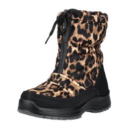 Josef Seibel Damen Snowboots "Josef Seibel Stiefel Lederimitat/Textil", Gr. 41leopard, Lederimitat, Textil, Schuhe