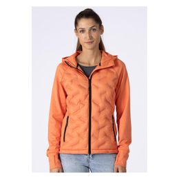 Hybridjacke LPO "Damen Hybridjacke Viona", Damen, Gr. 40/42 (M), flamingo, 100% Polyamid, Jacken