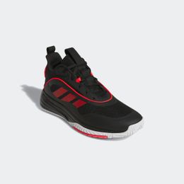 Basketballschuh adidas Sportswear "OWNTHEGAME 3.0", Gr. 40, weiß (core schwarz, lucid rot, cloud weiß), Synthetik, Sportlich, Schuhe